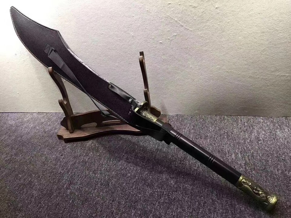 Glaive Overlord Dao Chinese KUNGFU Broadsword Sword Manganese Steel ...