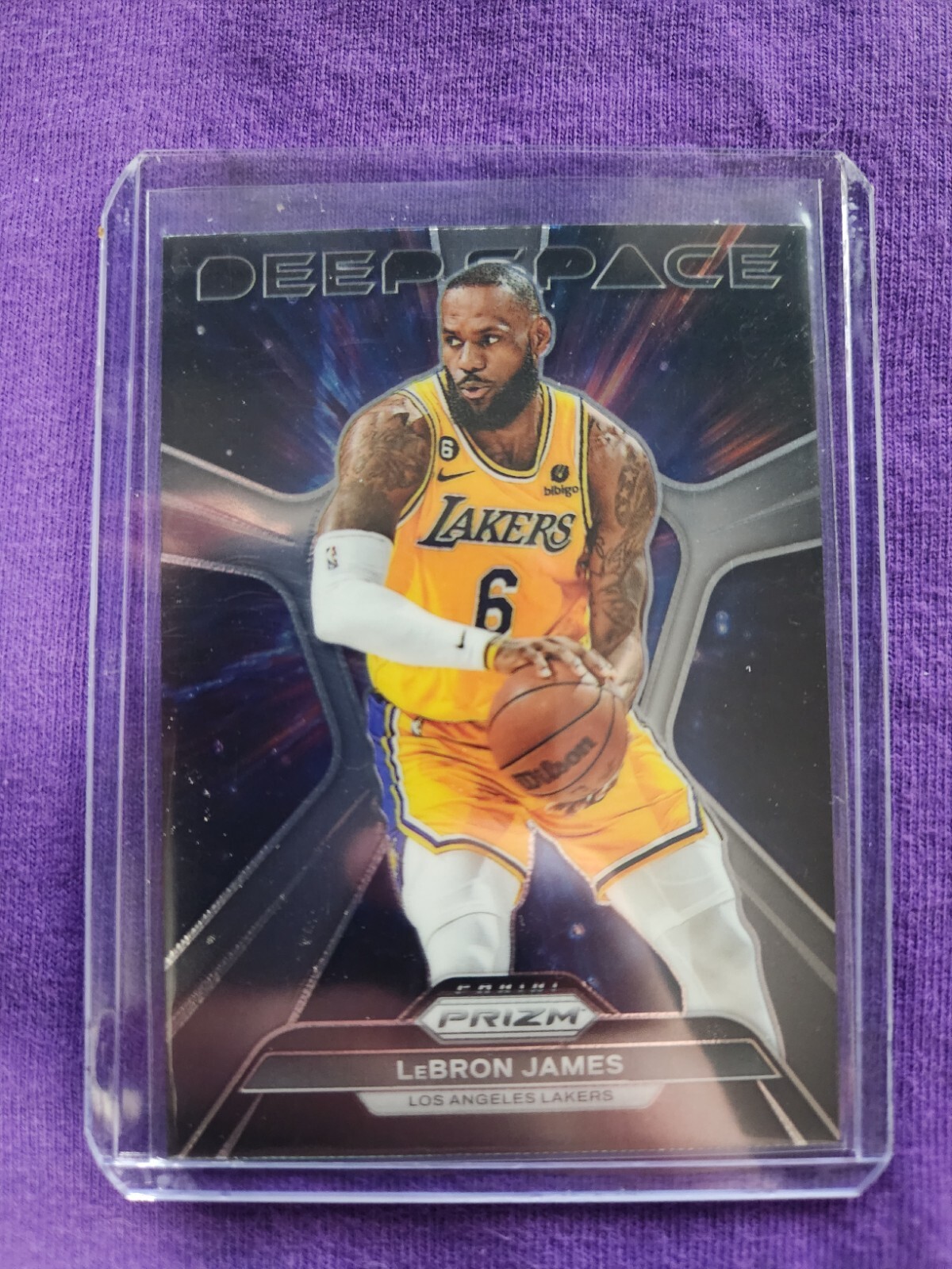 2023-24 Panini Prizm #7 LeBron James Deep Space Insert NBA Basketball ...