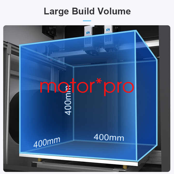 MD-400D Industrial 7”3D Printer Printing Machine 400*400*400mm 350 ...