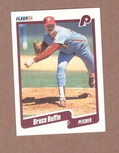1990 fleer baseball card #572 Bruce Ruffin Phillies | eBay