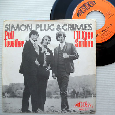 SIMON PLUG & GRIMES pop rock PS 45 PULL TOGETHER I'LL KEEP SMILING N ...