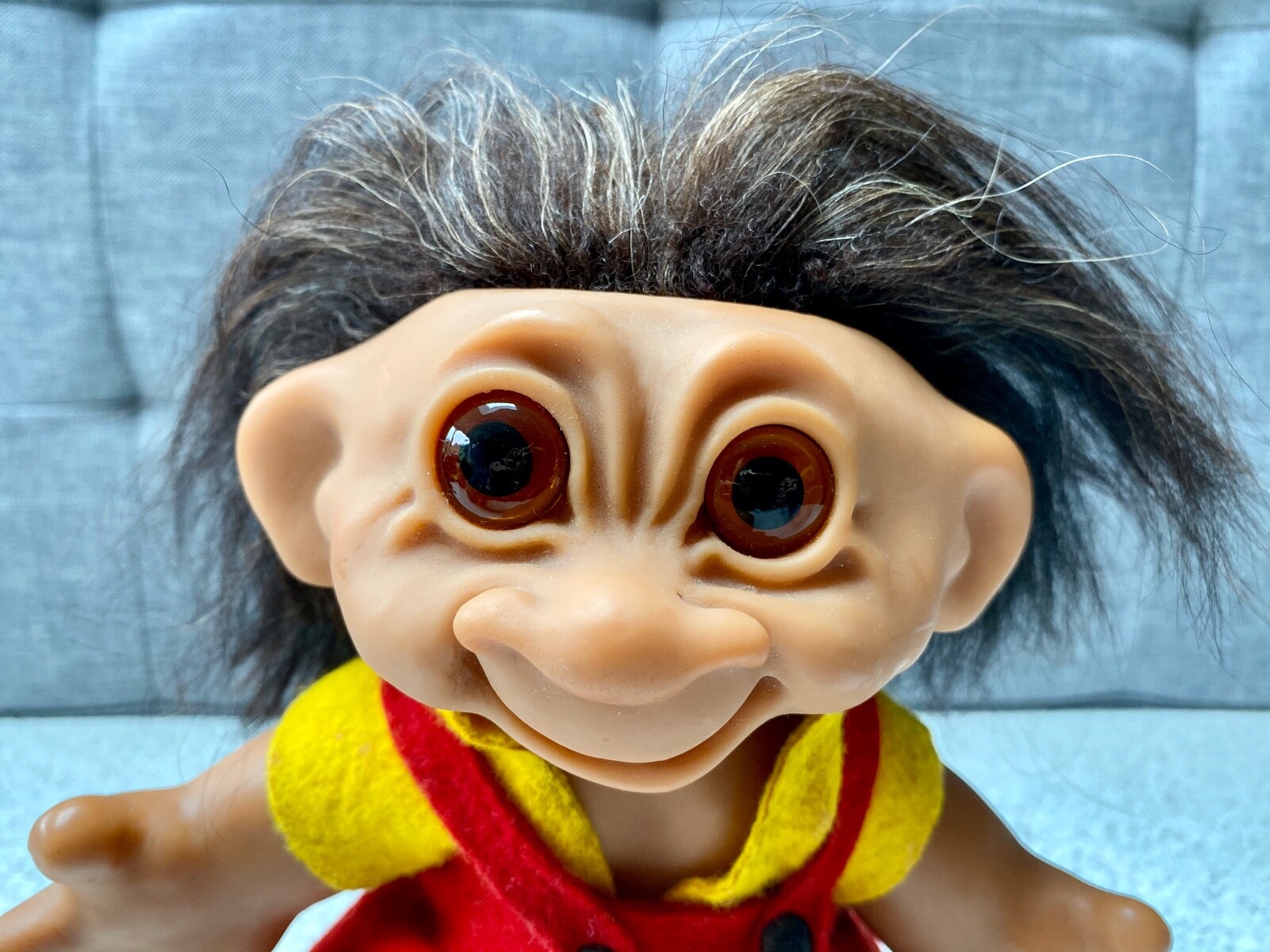 VINTAGE DAM TROLL DOLL DENMARK 1960s VERY RARE RETRO TOY THOMAS DAM ...