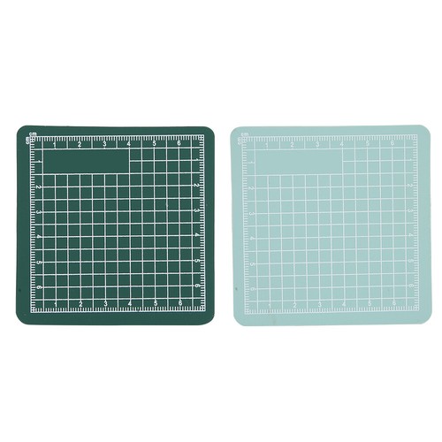 2pcs 8x8cm Mini Cutting Mat Board Self Healing Anti Skid PVC Pad Craft ...