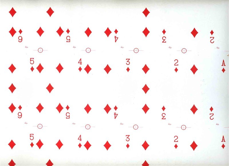 Uncut Sheet Santa Fe Railroad Playing Cards Trains Passing Scenic West ...