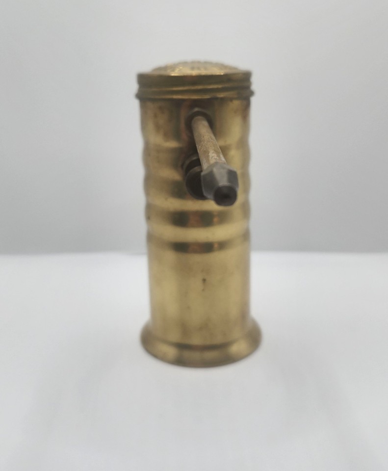 Vintage Eagle No. 66 Finger Pump Brass Oiler Oil Can Straight Shaft | eBay