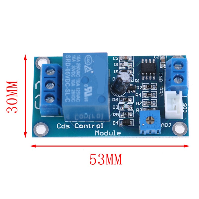 DC5/12V Light Control Switch Photoresistor Relay Module XH-M131 ...