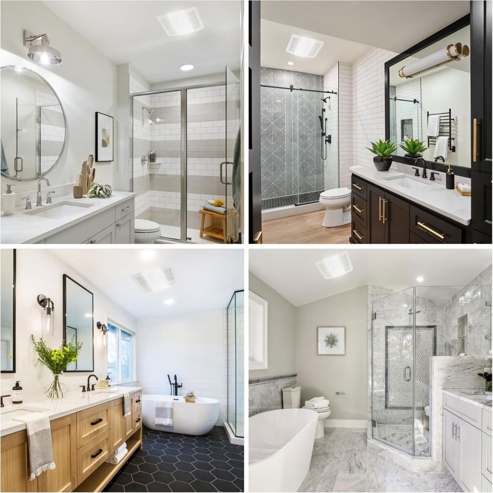 Durable Vent Fan Grille Lens Replacement Part Kit Cover for Broan ...