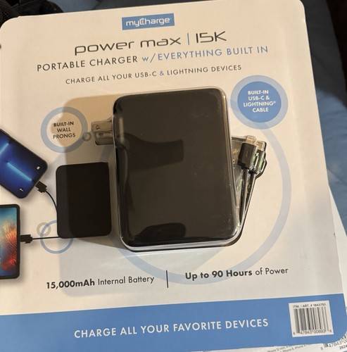 Brand New MyCharge Power Max All-in-One Portable Charger 15K MAH | eBay