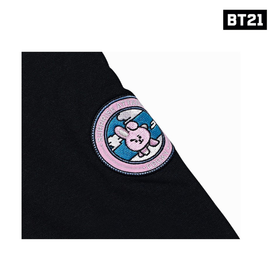 BTS BT21 Official Authentic Goods Adult Half Zip-up Sweat Shirts T ...