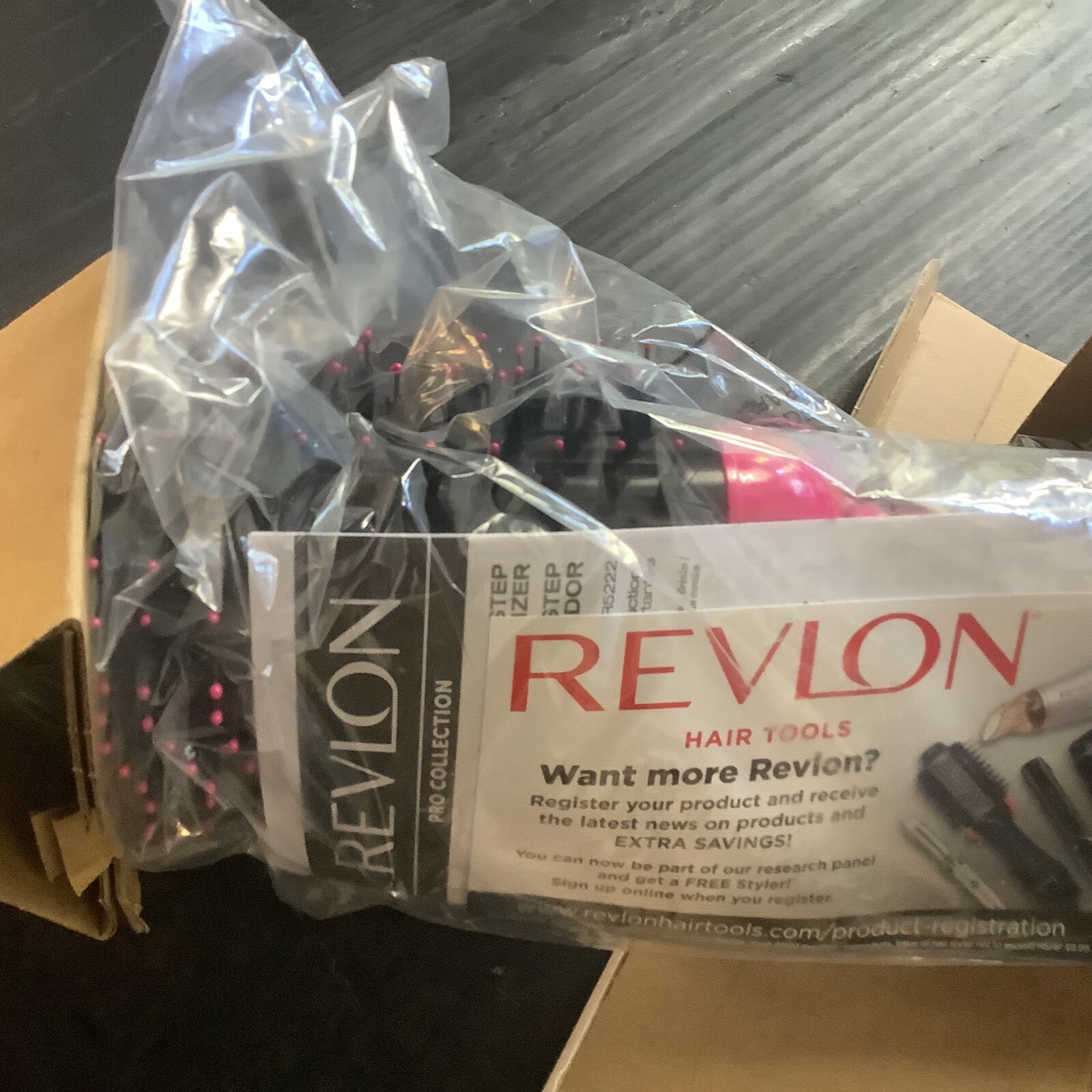 REVLON Pro Collection One-Step Hair Dryer And Volumizer Hot Air Brush ...