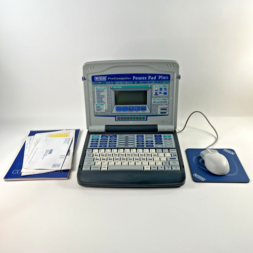 VTech Power Pad Plus PreComputer Kids Laptop, Box Manual, Tested ...