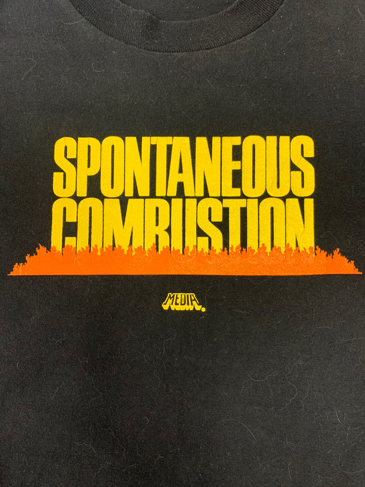 Vintage Spontaneous Combustion Horror Movie Promo T S… - Gem