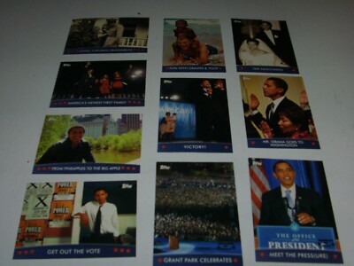 2009 Topps Barack Obama - Inauguration Day - Gold , Silver Parallel ...
