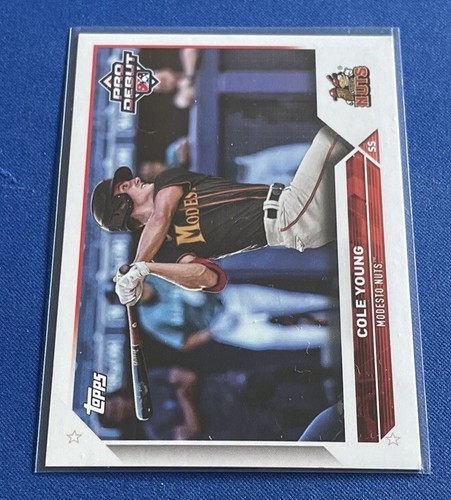 2023 Topps Pro Debut #PD-33 Cole Young Modesto Nuts | eBay