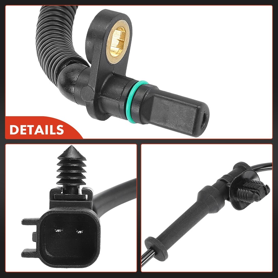 Front ABS Wheel Speed Sensor for Jeep Wrangler JL 2018-2025 Gladiator ...