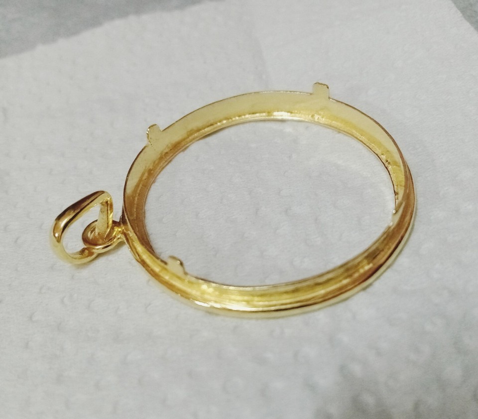 925 Sterling Silver Bezel Blanks, Coin Blanks, Coin Trays, Prong Bezel ...