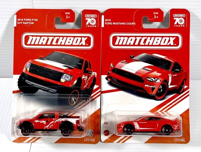 Matchbox Target Red Edition 2010 Ford F150 SVT Raptor & 2019 Ford ...