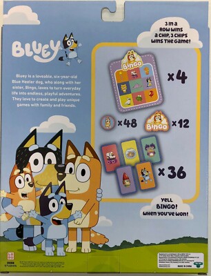 Bluey - Bingo's Bingo Card Game - Fun Matching Game Where You Match ...