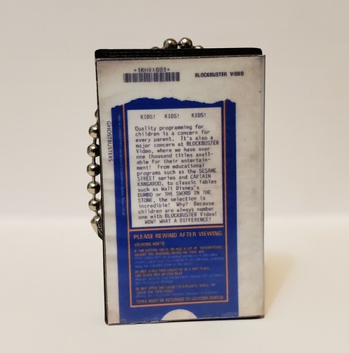 Blockbuster Rental Tape Case Ghostbusters 80s 90s movie vhs Blu Ray ...