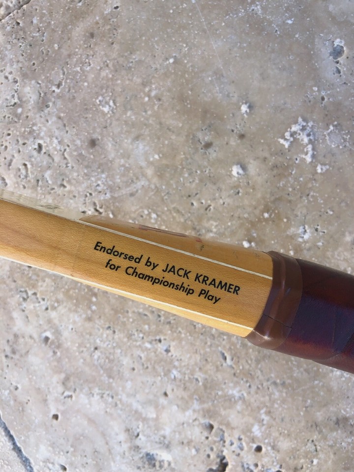 Wilson Jack Kramer Autograph Tennis Racquet Vintage 1982 | eBay