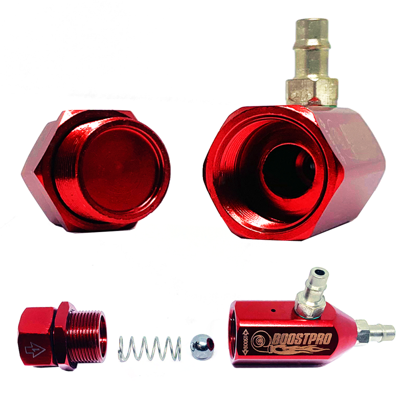 BoostPRO RED Boost Tee Manual Boost Controller Kit Smart Turbo Control ...
