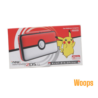 Nintendo 2DS LL XL Monster Ball Edition Pokemon Console Box Japanese ...