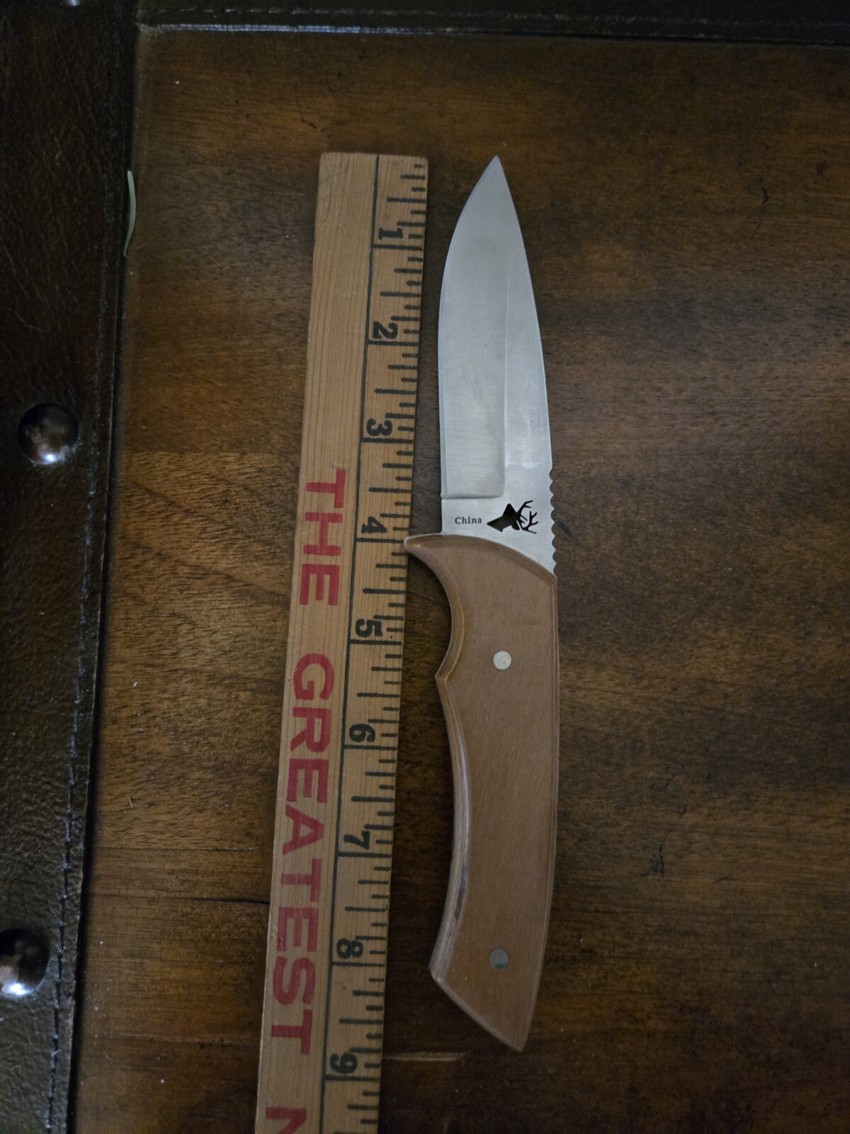 Buck 728 Skinner Fixed Blade Hunting Knife Full Tang with Sheath EUC | eBay