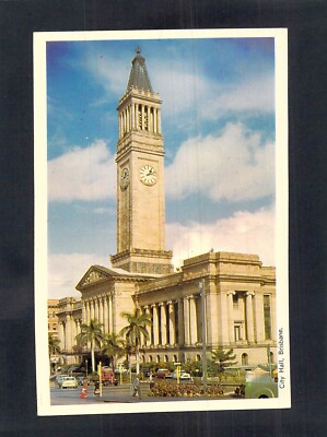 D6839 Australia Q City Hall Brisbane MV vintage postcard | eBay Australia