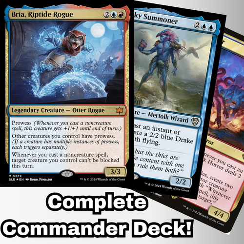 MTG Commander EDH Deck Bria, Riptide Rogue 100 Magic Cards Custom Deck Spells | eBay