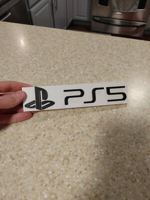 PS5 Playstation style logo sign 8in (shelf sign, game room, decor ...