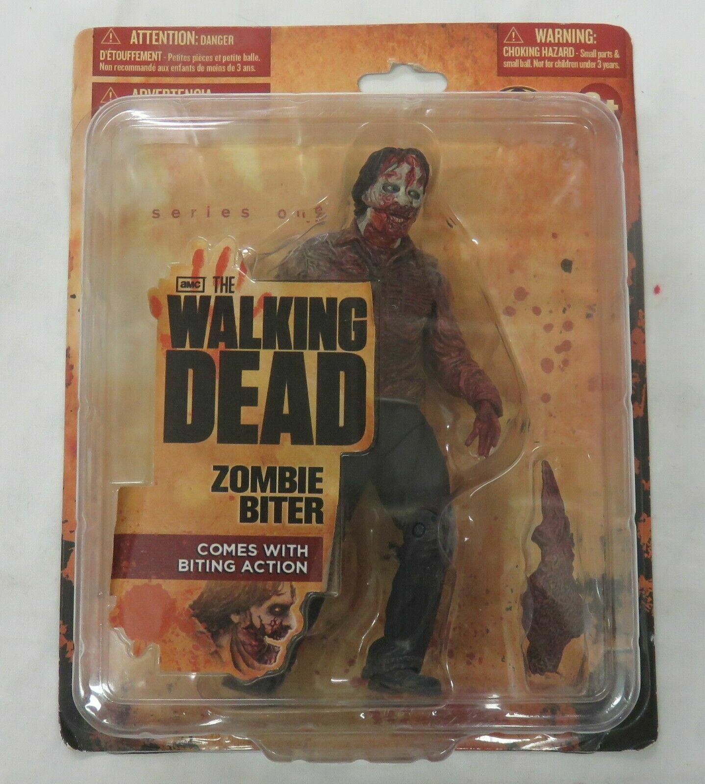 McFarlane The Walking Dead ZOMBIE BITER Figure Small Card Version ...