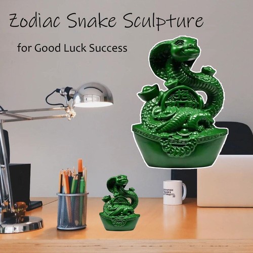 8/12CM Small Snake Statue Zodiac Snake Sculpture for Good Luck Success ...