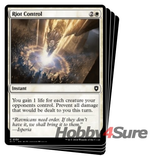 Riot Control X4 M/NM Magic: The Gathering MTG Bloomburrow: Commander | eBay