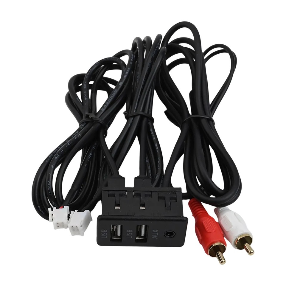 Practical Car Dashboard USB+AUX Port Panel Extension for Easy ...