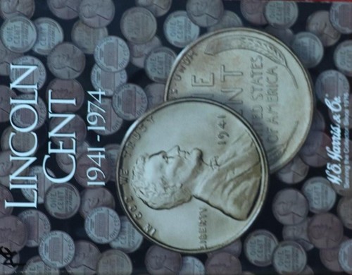 Lincoln Cent Collection in Harris Book - 53 Coins 1941-1972 | eBay