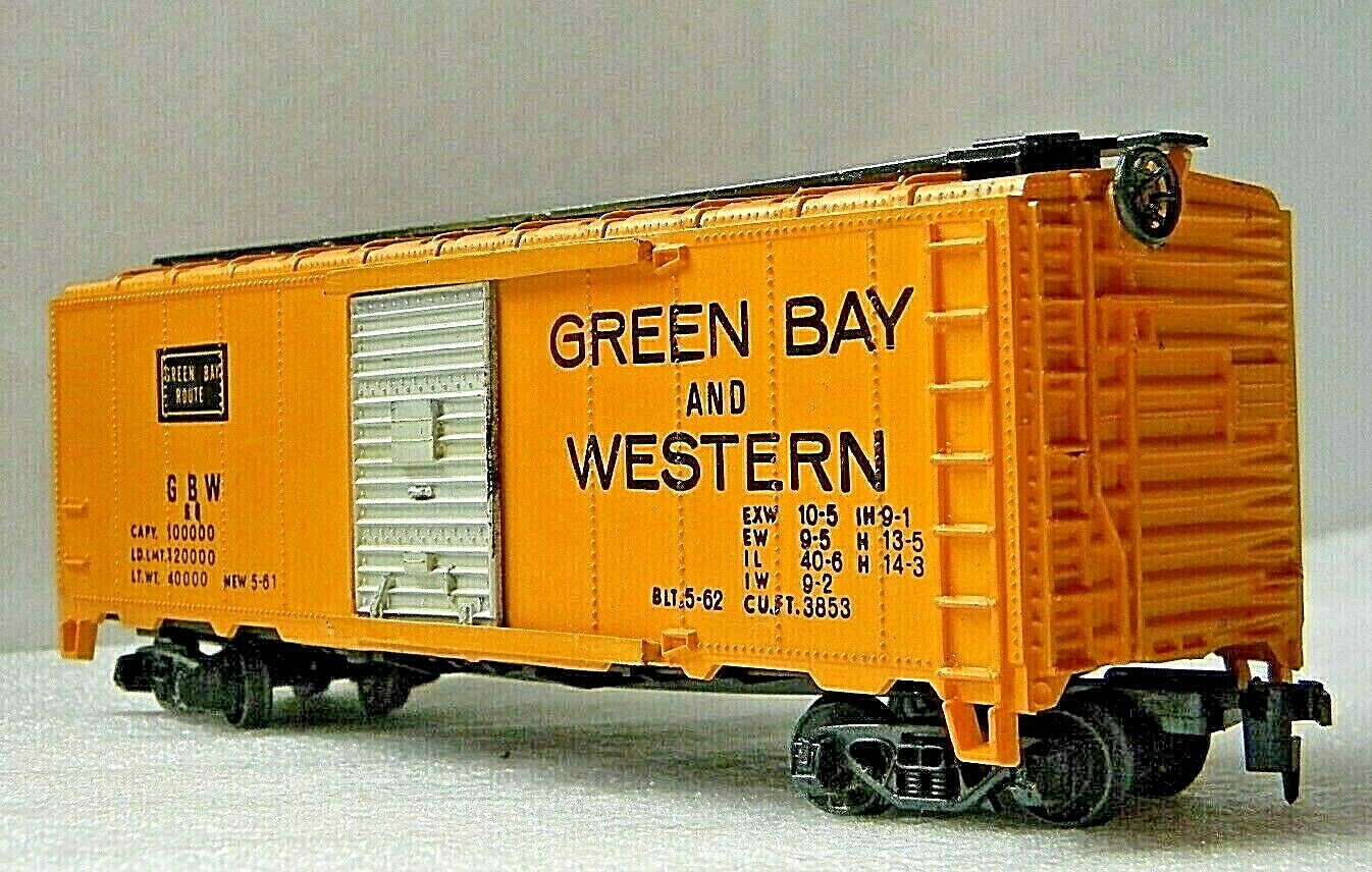 AHM Slide Door Boxcar ~ Green Bay Western ~ Rd# GBW 60 - HO | eBay