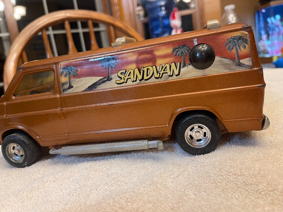 Vintage 1970's Ertl Dodge Sand Van Custom Street Diecast 11 1/2" | eBay