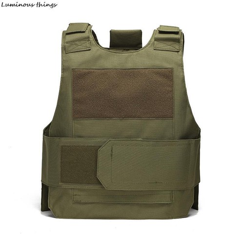 Body Bulletproof Vest Front Back Plates Armor Tactical Jacket Guard ...