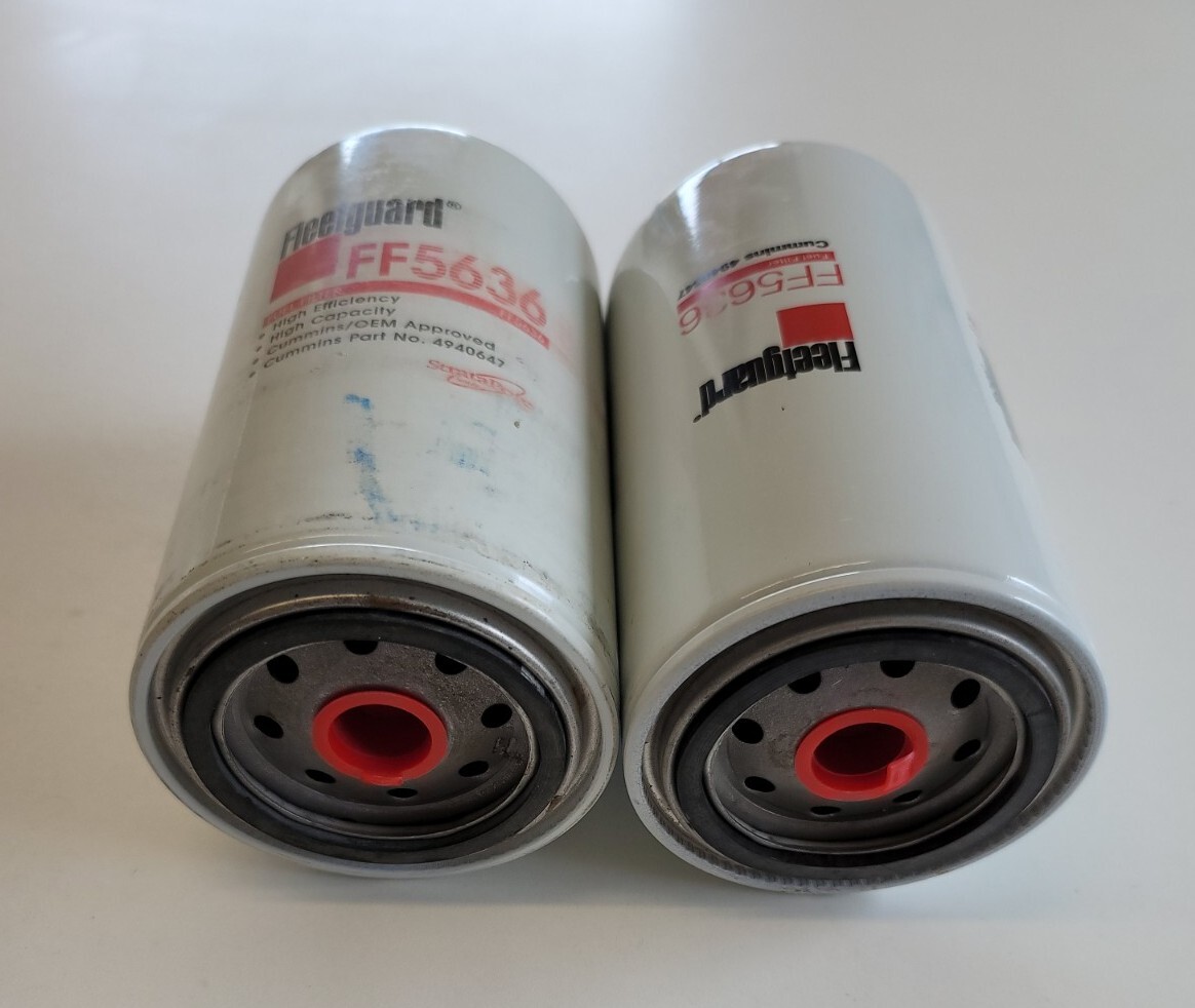 FF5636 Fleetguard Cummins Fuel Filter 2pk | eBay
