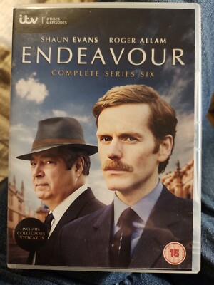 Endeavour Series 6 region 2 uk [DVD] [2019] region free or reg. 2 ...