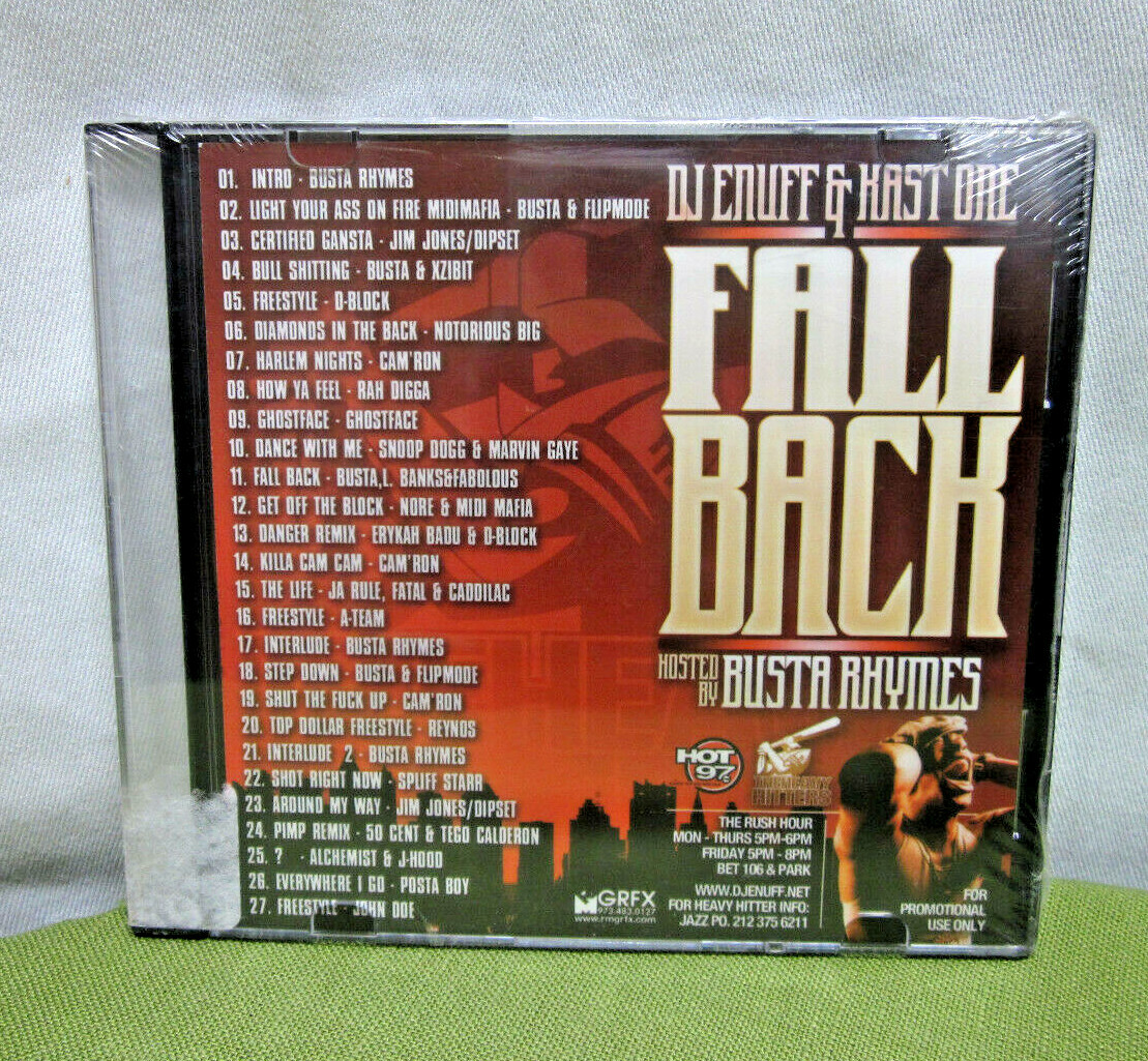 DJ ENUFF & KAST ONE mixtape CD Busta Rhymes rap Xzibit hip hop Flipmode ...
