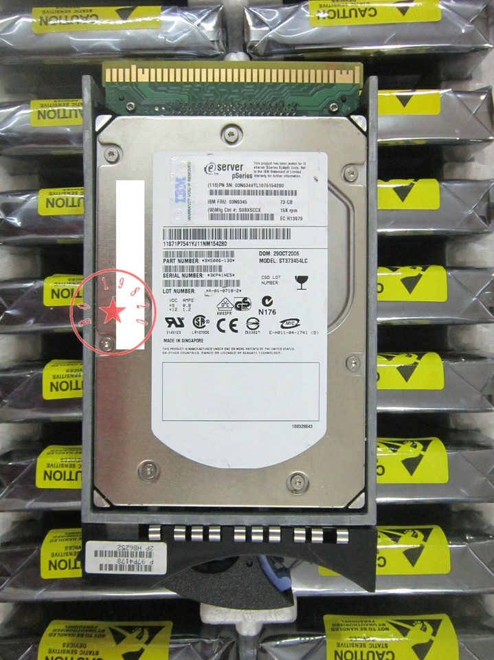 IBM 3279 3278 73GB 15K 03N6345 03N6344 ST373454LC SCSI Hard Drive | eBay