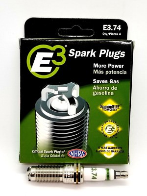 E3.74 E3 Premium Automotive Spark Plugs - 4 SPARK PLUGS | eBay