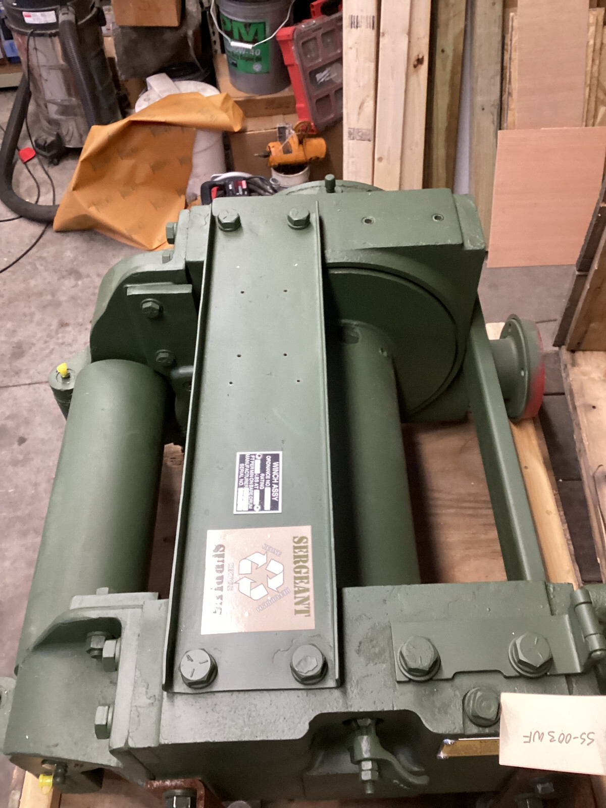 Front Winch M939/5Ton w/ winch cover 2590-01-082-2644/Refurb. | eBay