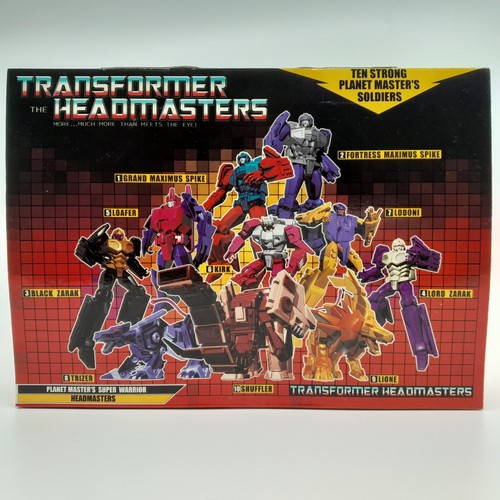G1 Transformer Headmaster Gift Set Zarak Spike Loafer Kirk Shuffler ...