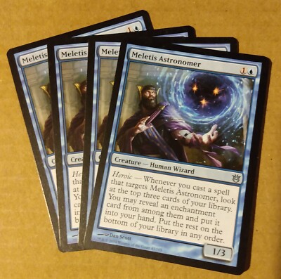 MTG - Meletis Astronomer (x4) - Magic the Gathering, Born of the Gods ...