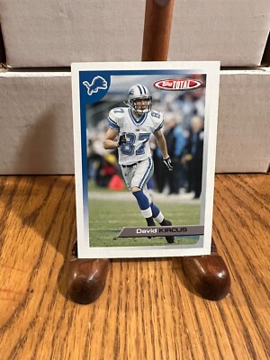 2005 Topps Total Card #180 David Kircus Detroit Lions Grand Valley ...