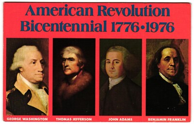 American Revolution Bicentennial Founding Fathers Washington Adams ...