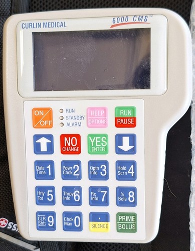 Moog Medical Curlin 6000 CMS Infusion Pump Power Tested ambulatory pump ...