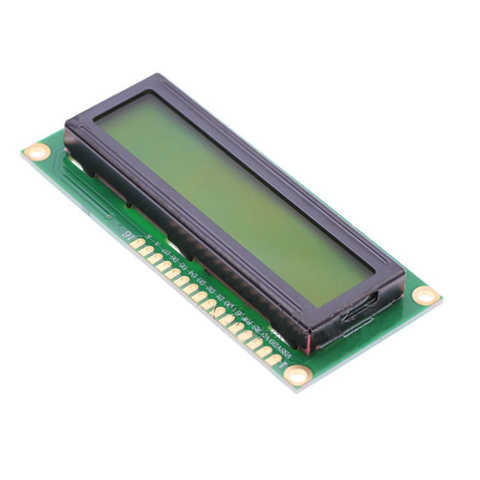 1602 LCD Module Blue / Yellow Green Screen 16X2 Character LCD Display ...